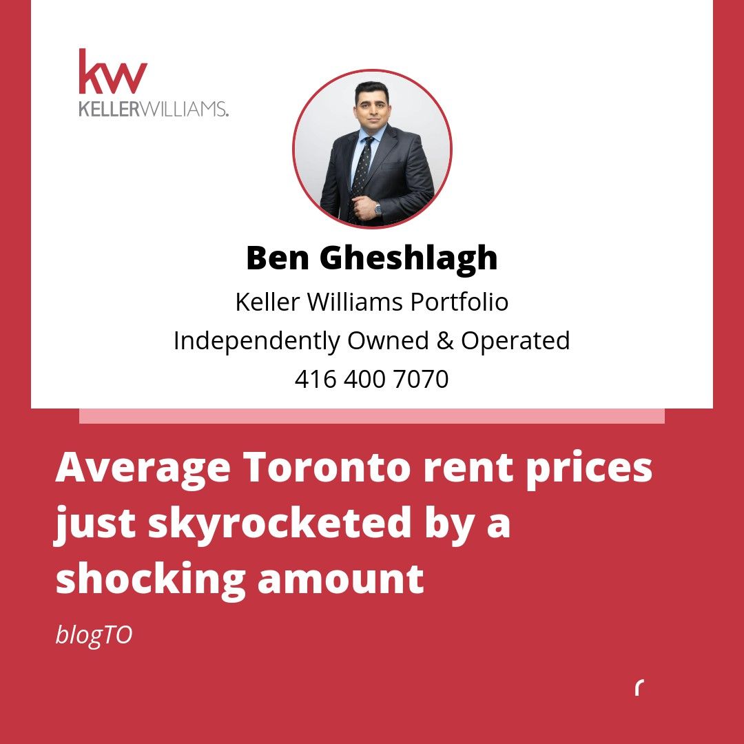 Ben Gheshlaghi on LinkedIn: Average Toronto rent prices just ... Ben Gheshlaghi on LinkedIn: Average Toronto rent prices just ...
