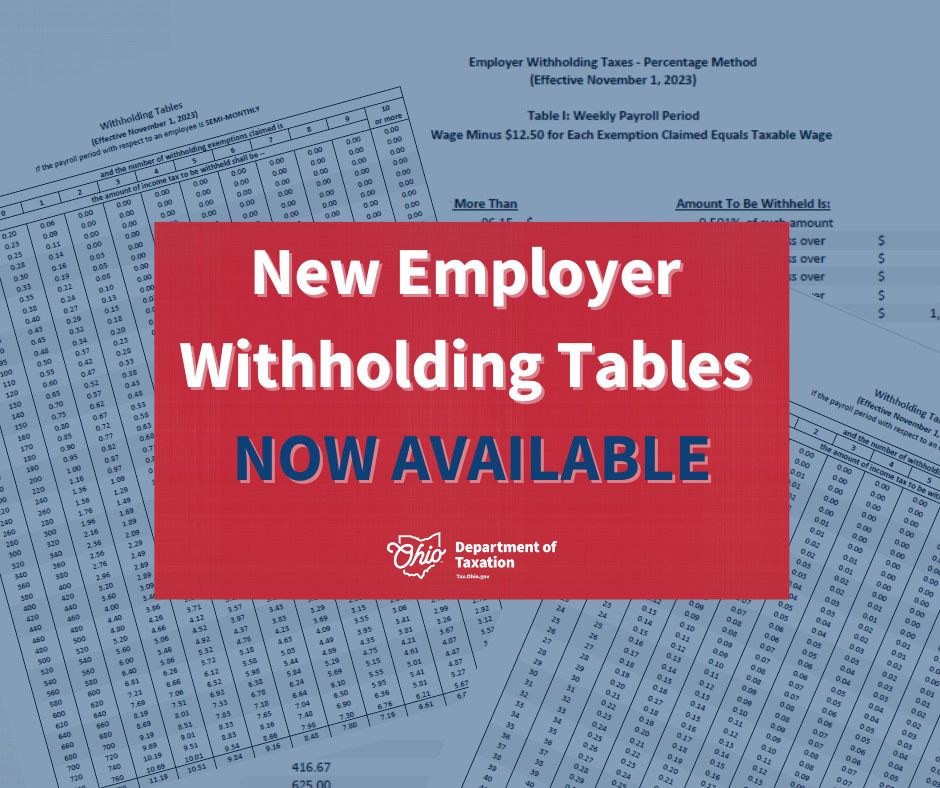 The Ohio Department of Taxation on LinkedIn: The new Employer ... The Ohio Department of Taxation on LinkedIn: The new Employer ...