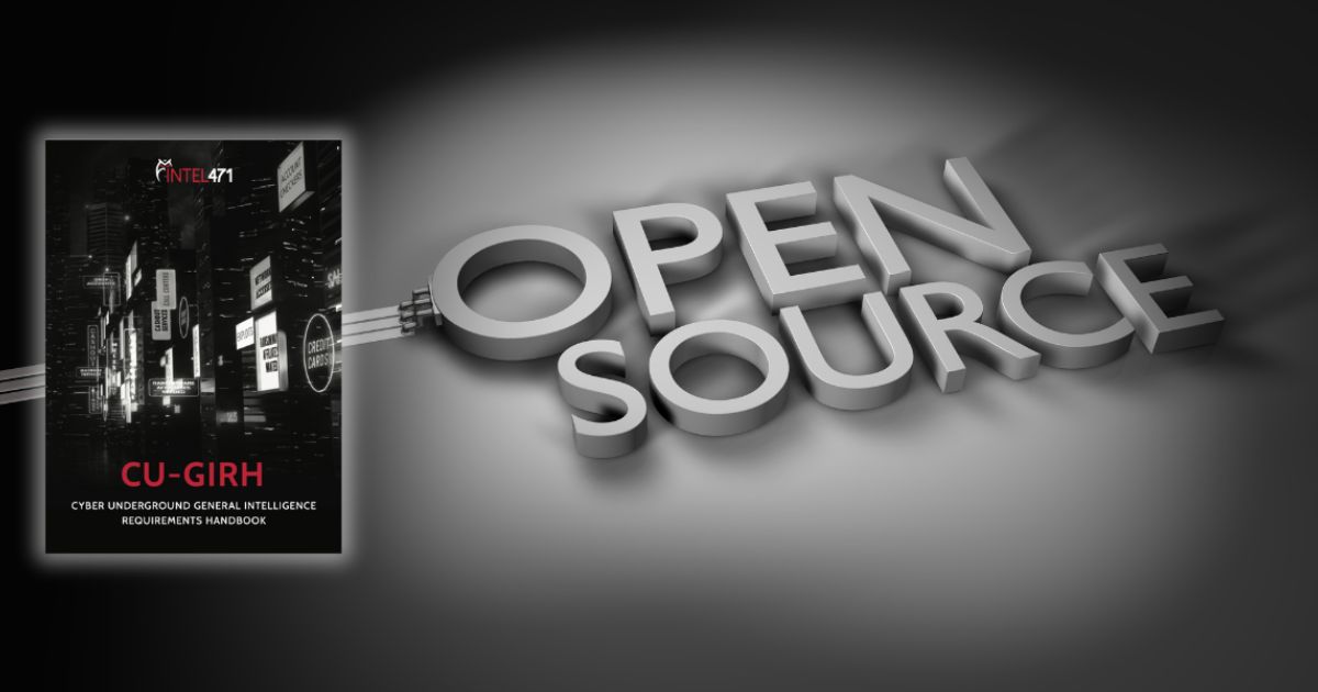 Andrew Baughan on LinkedIn: Open Source Release of Intel 471 ... Andrew Baughan on LinkedIn: Open Source Release of Intel 471 ...