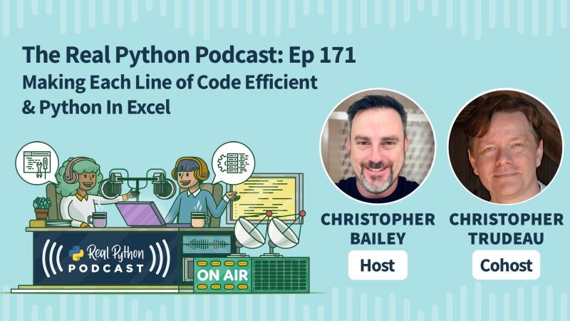 Real Python on LinkedIn: 🐍🎧 Making Each Line of Code Efficient & Python ... Real Python on LinkedIn: 🐍🎧 Making Each Line of Code Efficient & Python ...