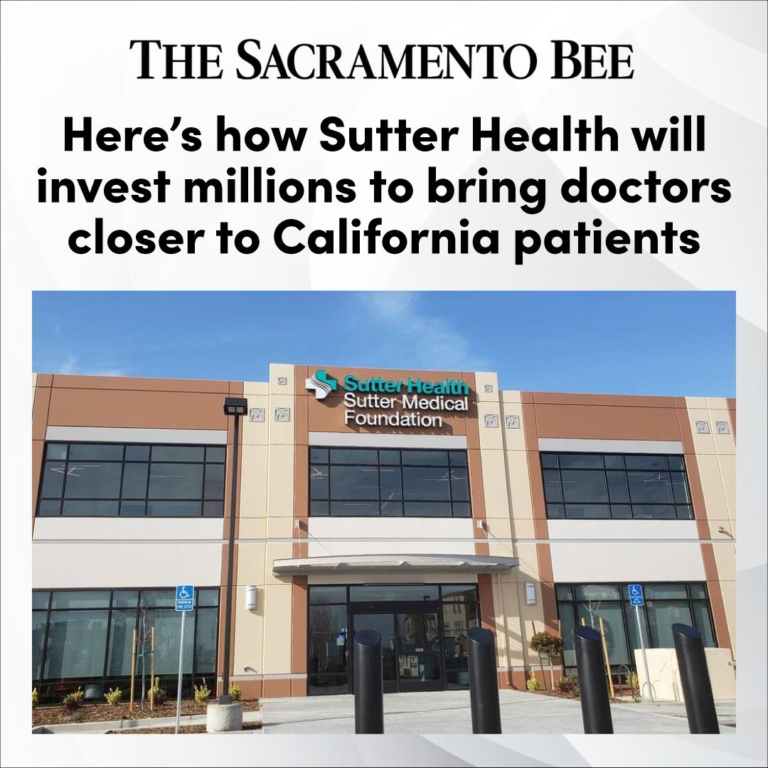 Sutter Health on LinkedIn: Here’s how Sutter Health will invest ... Sutter Health on LinkedIn: Here’s how Sutter Health will invest ...