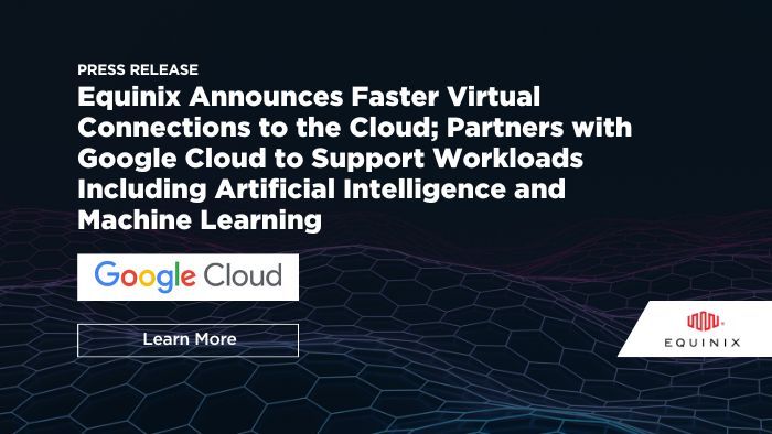 Anthony H. on LinkedIn: Equinix Announces Faster Virtual Connections to ... Anthony H. on LinkedIn: Equinix Announces Faster Virtual Connections to ...