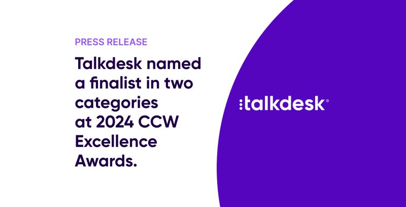 Talkdesk on LinkedIn: Talkdesk named a finalist for Automation Solution ... Talkdesk on LinkedIn: Talkdesk named a finalist for Automation Solution ...