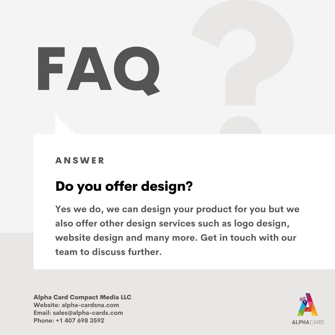 Alpha Card Compact Media NA on LinkedIn: At Alpha Card we endeavour to ... Alpha Card Compact Media NA on LinkedIn: At Alpha Card we endeavour to ...