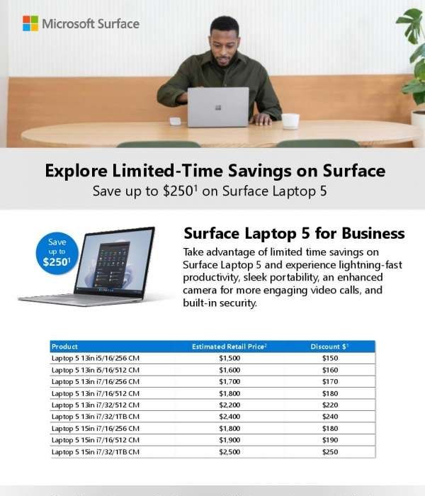 Jeff Dettloff on LinkedIn: Save with Microsoft Promo on Surface Laptop 5 Jeff Dettloff on LinkedIn: Save with Microsoft Promo on Surface Laptop 5