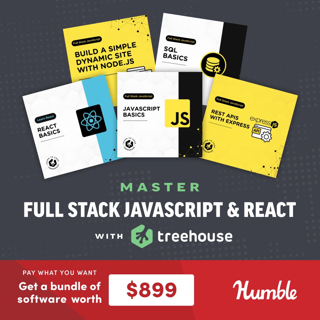 Humble Bundle on LinkedIn: Master Full Stack JavaScript & React with ... Humble Bundle on LinkedIn: Master Full Stack JavaScript & React with ...