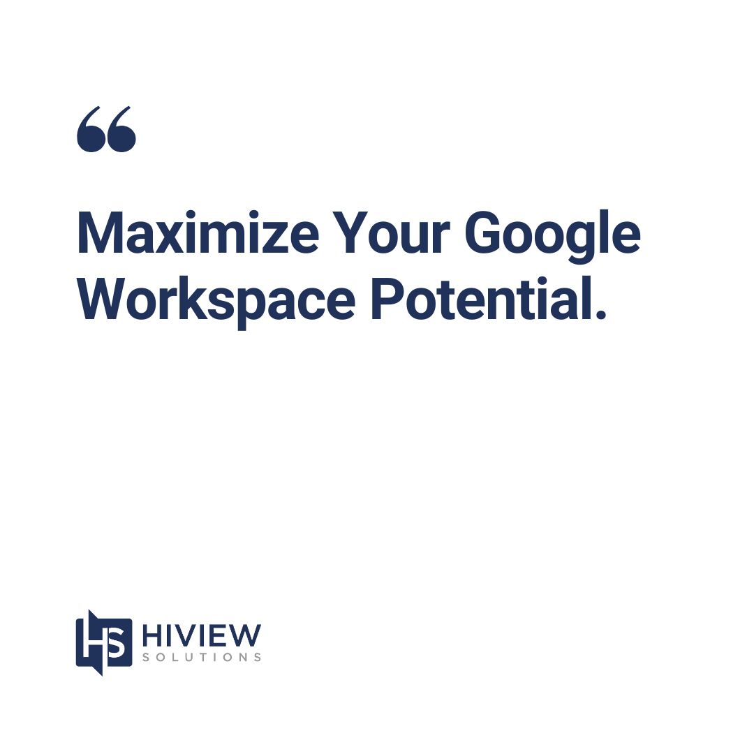 HiView Solutions on LinkedIn: #hiview #googleworkspace # ... HiView Solutions on LinkedIn: #hiview #googleworkspace # ...