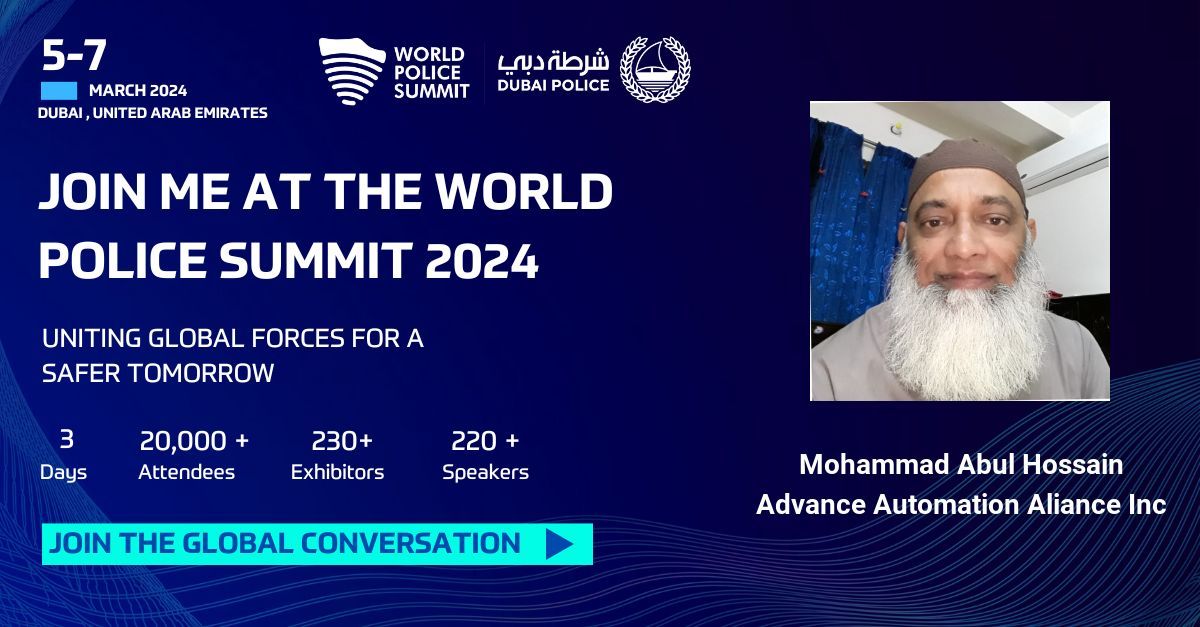 Mohammad Abul Hossain on LinkedIn: World Police Summit Mohammad Abul Hossain on LinkedIn: World Police Summit
