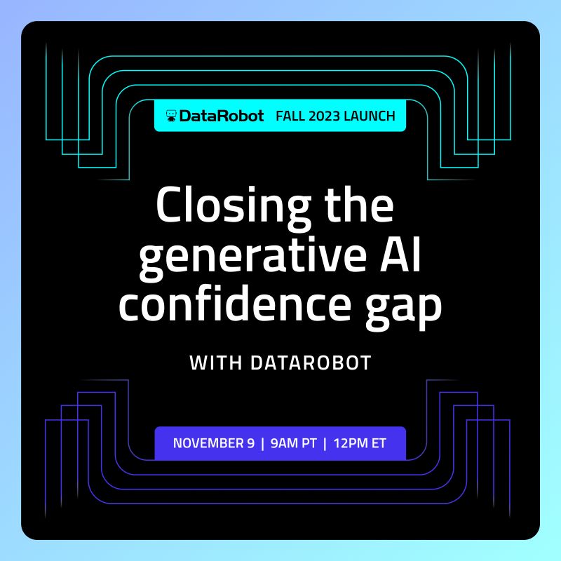 Learn about generative AI from DataRobot experts | David Russell posted ... Learn about generative AI from DataRobot experts | David Russell posted ...