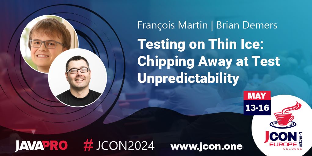 JAVAPRO on LinkedIn: #jcon #jcon2024 #test #jug JAVAPRO on LinkedIn: #jcon #jcon2024 #test #jug