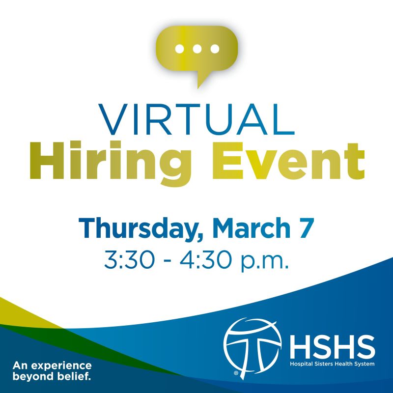 HSHS St. John's Hospital on LinkedIn: Join our virtual hiring event on ... HSHS St. John's Hospital on LinkedIn: Join our virtual hiring event on ...