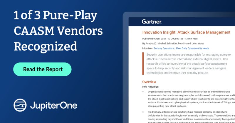 JupiterOne on LinkedIn: Gartner® Innovation Insight: Attack Surface ... JupiterOne on LinkedIn: Gartner® Innovation Insight: Attack Surface ...