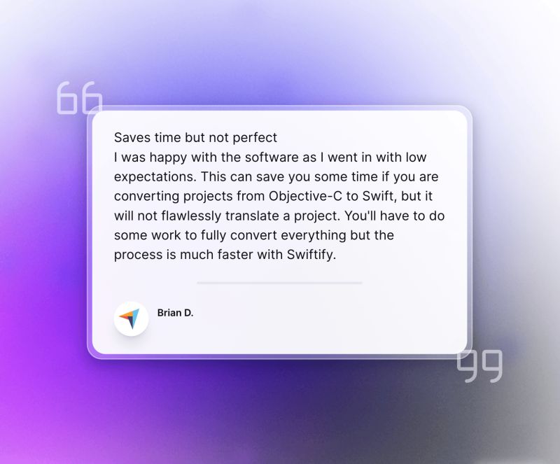 Swiftify on LinkedIn: #swiftlang #objectivec #iosdev Swiftify on LinkedIn: #swiftlang #objectivec #iosdev