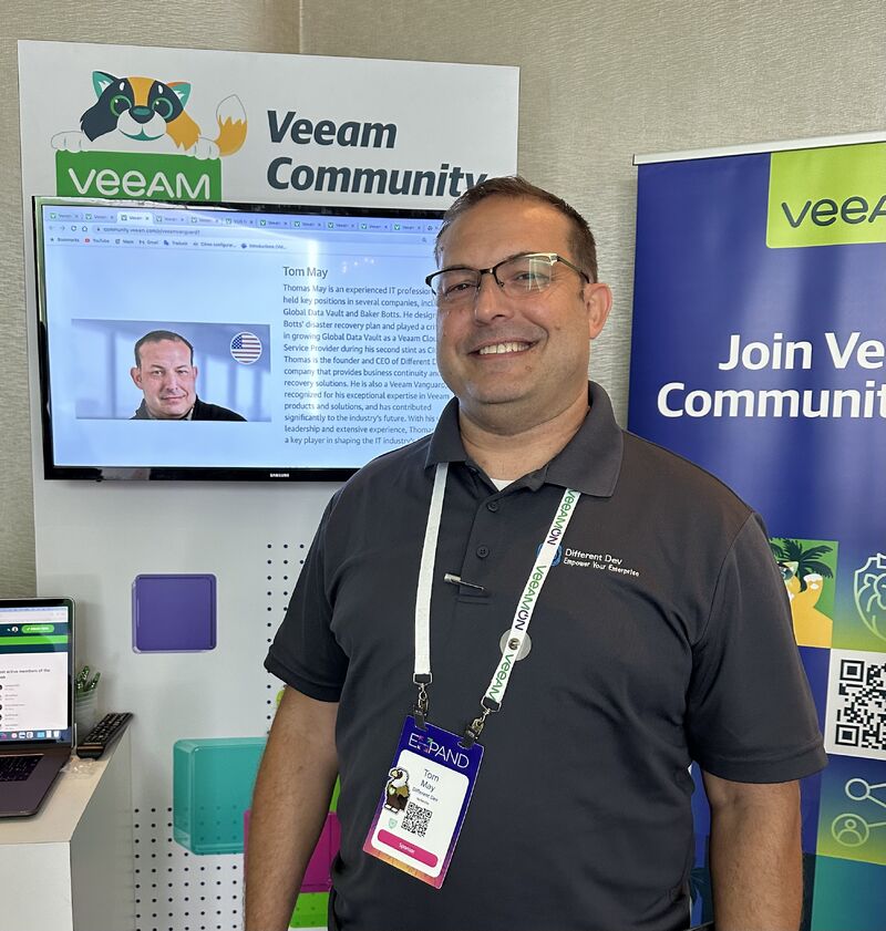Different Dev on LinkedIn: #veeam #vanguard #veeamon Different Dev on LinkedIn: #veeam #vanguard #veeamon