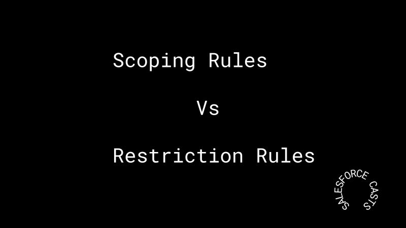 Krishna Teja on LinkedIn: → Scoping Rules & Restriction Rules, when to ... Krishna Teja on LinkedIn: → Scoping Rules & Restriction Rules, when to ...