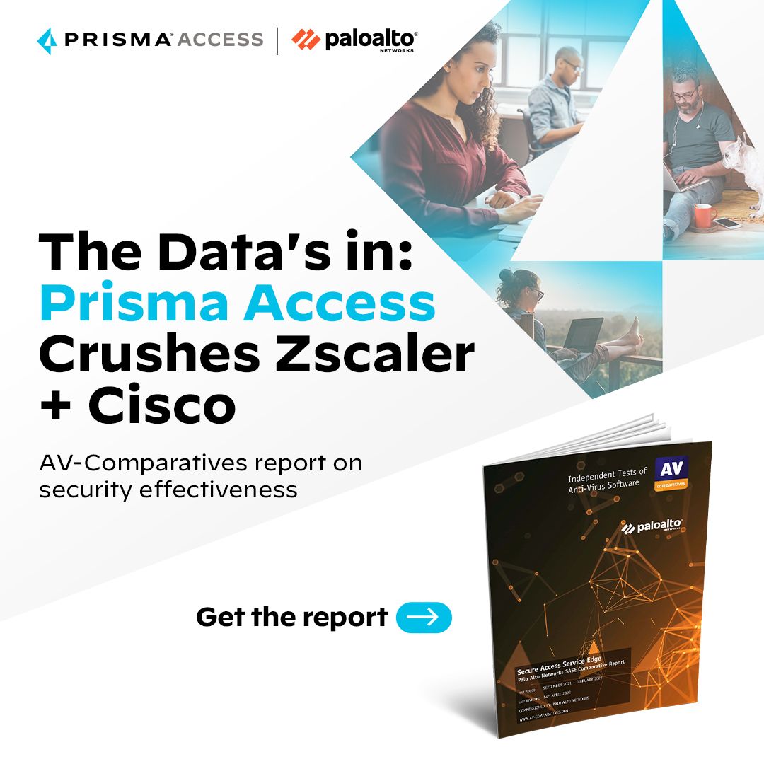 Palo Alto Networks on LinkedIn: Confira: Prisma Access supera Zscaler e ... Palo Alto Networks on LinkedIn: Confira: Prisma Access supera Zscaler e ...
