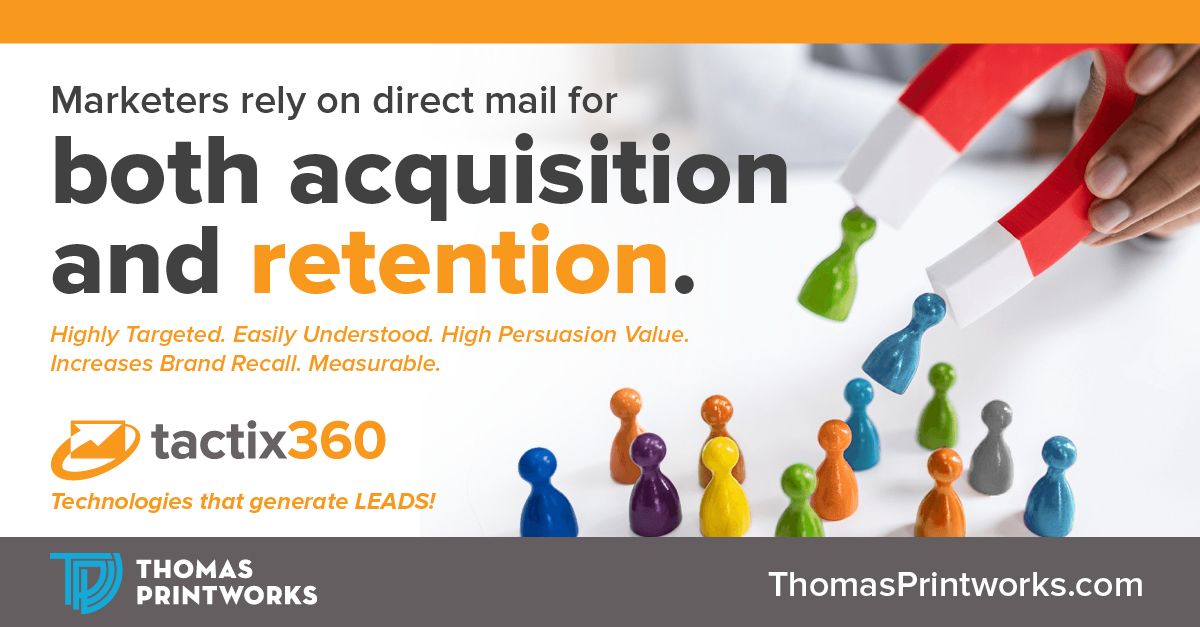 Thomas Printworks on LinkedIn: Direct mail helps acquire and retain ... Thomas Printworks on LinkedIn: Direct mail helps acquire and retain ...
