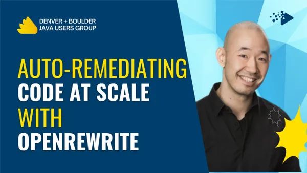 Nick Washburn on LinkedIn: Boulder + Denver Java Users Groups, Aug. 8 ... Nick Washburn on LinkedIn: Boulder + Denver Java Users Groups, Aug. 8 ...