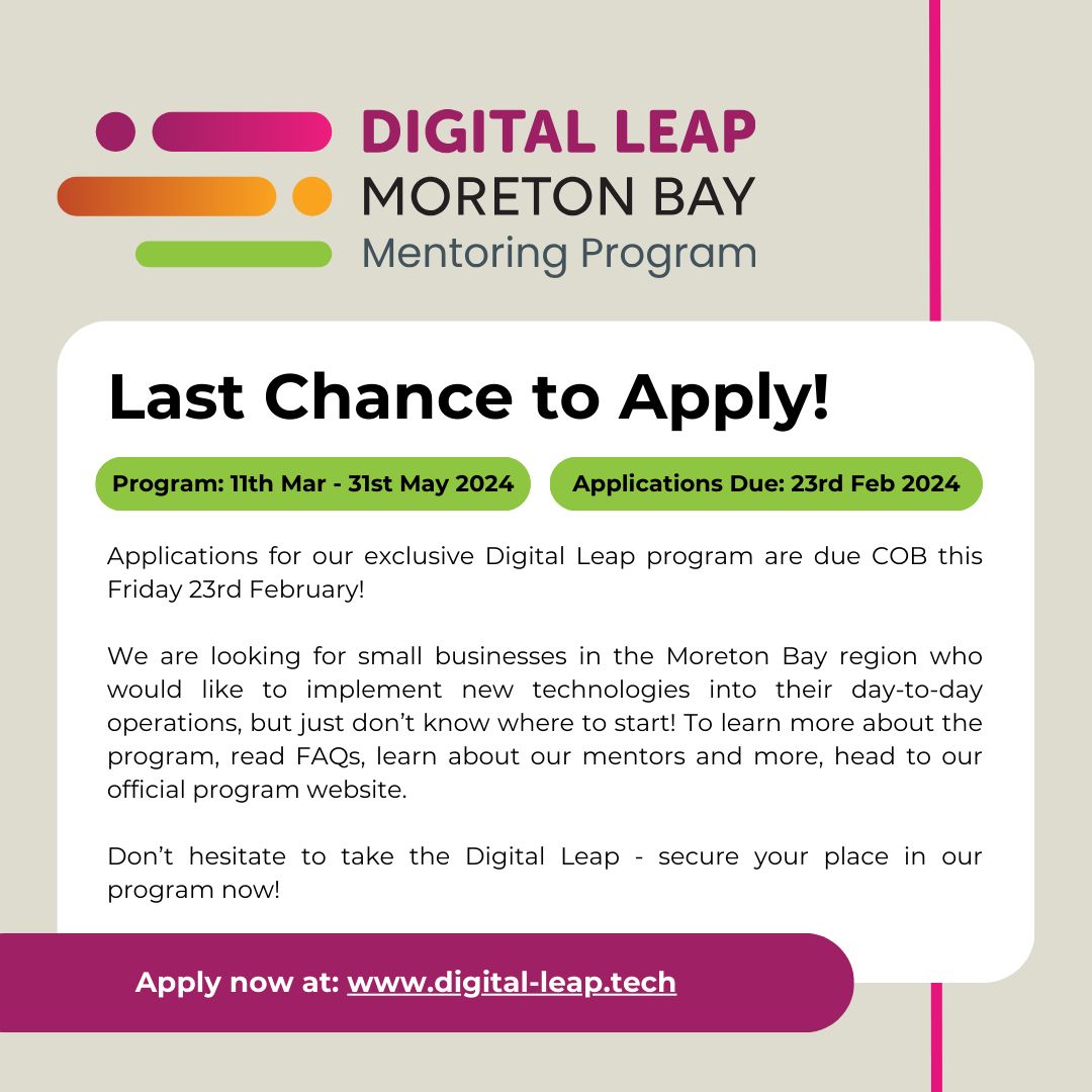 Innovate Moreton Bay on LinkedIn: #digitalleap #mentoring # ... Innovate Moreton Bay on LinkedIn: #digitalleap #mentoring # ...