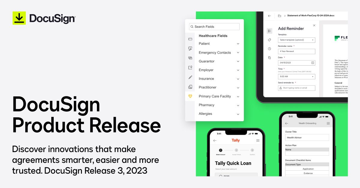 Docusign on LinkedIn: DocuSign Release 3 2023 | DocuSign Docusign on LinkedIn: DocuSign Release 3 2023 | DocuSign