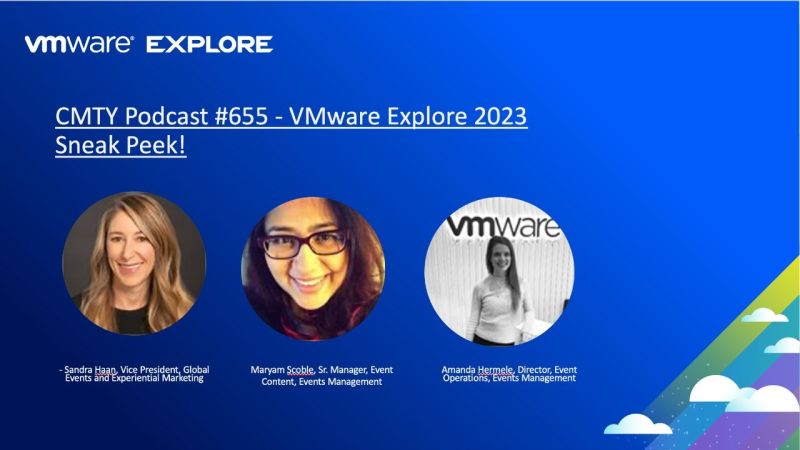 Patrick Mosca on LinkedIn: VMware CMTY Podcast #655 - VMware Explore ... Patrick Mosca on LinkedIn: VMware CMTY Podcast #655 - VMware Explore ...