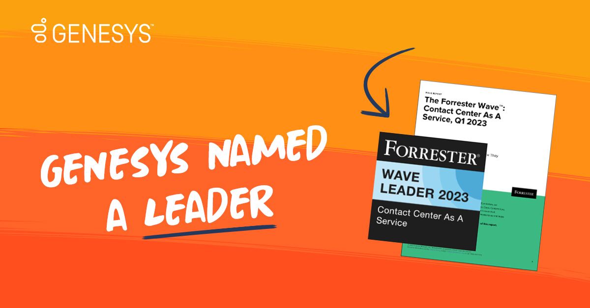Genesys on LinkedIn: Genesys Named a Leader in Cloud Contact Center ... Genesys on LinkedIn: Genesys Named a Leader in Cloud Contact Center ...