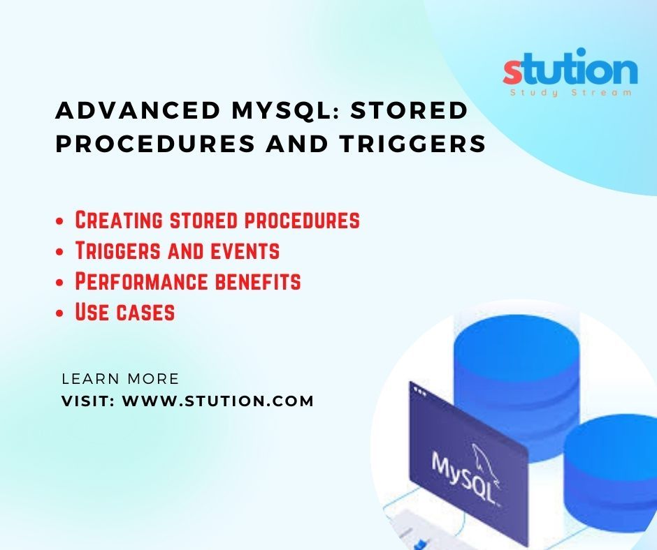 STution on LinkedIn: Advanced MySQL: Stored Procedures and Triggers STution on LinkedIn: Advanced MySQL: Stored Procedures and Triggers