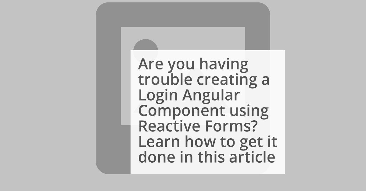 Angular Jobs on LinkedIn: How to implement Login Angular Component ... Angular Jobs on LinkedIn: How to implement Login Angular Component ...