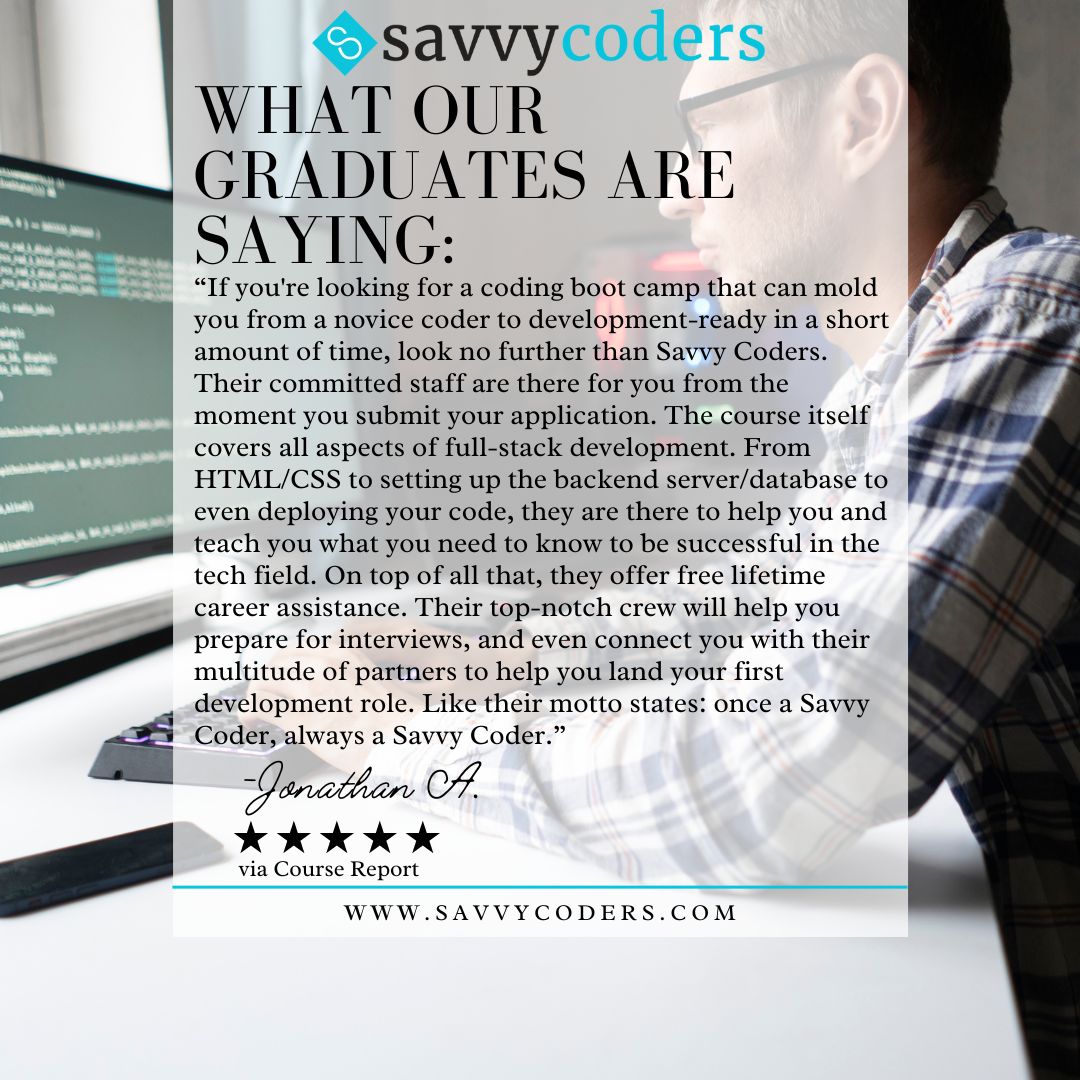 Savvy Coders on LinkedIn: #savvycoders #testimonial #coder # ... Savvy Coders on LinkedIn: #savvycoders #testimonial #coder # ...