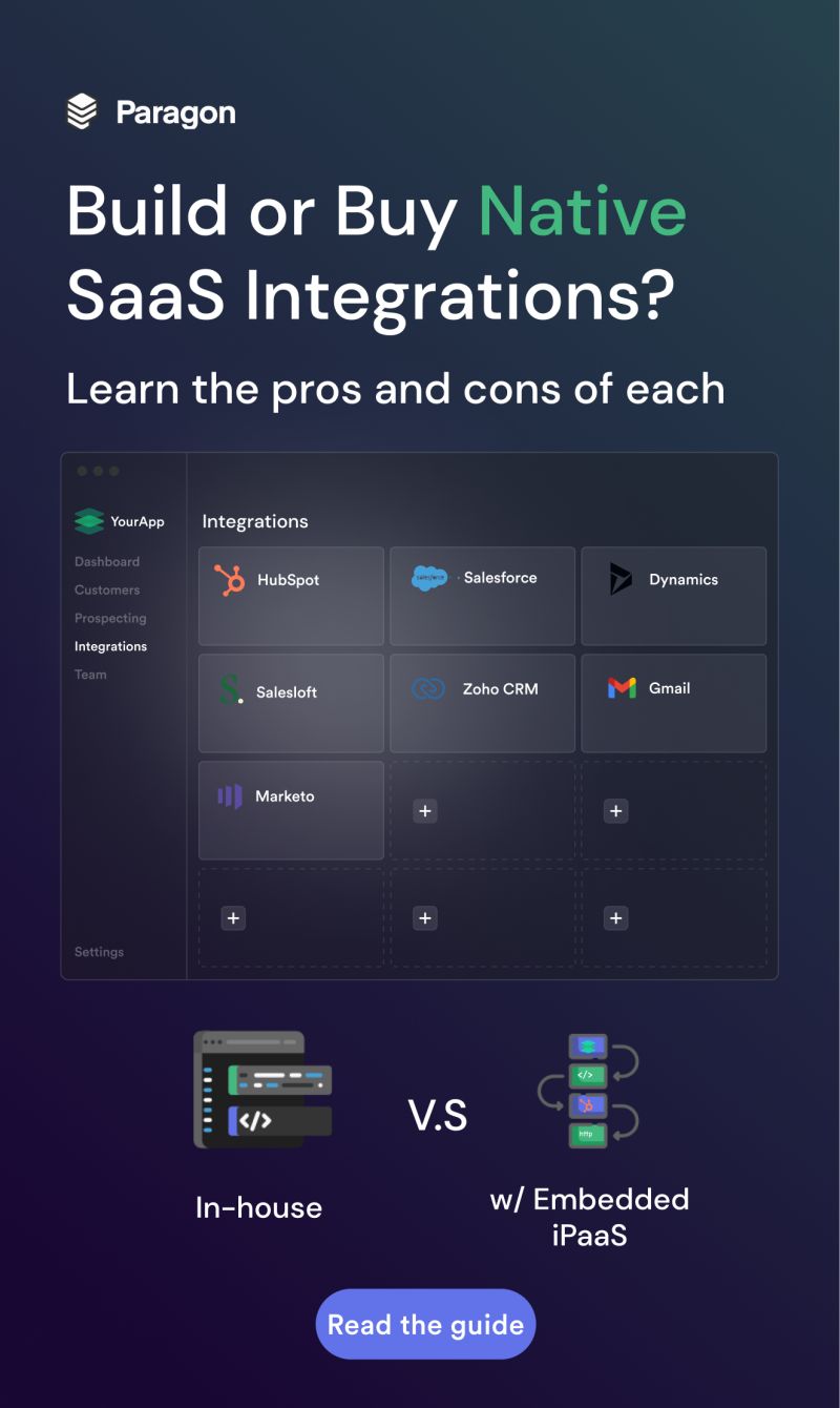 Paragon on LinkedIn: Build vs. Buy Native Integrations | Paragon Paragon on LinkedIn: Build vs. Buy Native Integrations | Paragon