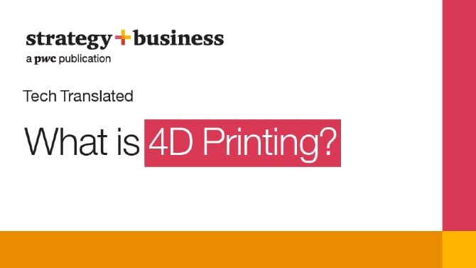 Rick Grant on LinkedIn: Tech Translated: 4D printing Rick Grant on LinkedIn: Tech Translated: 4D printing