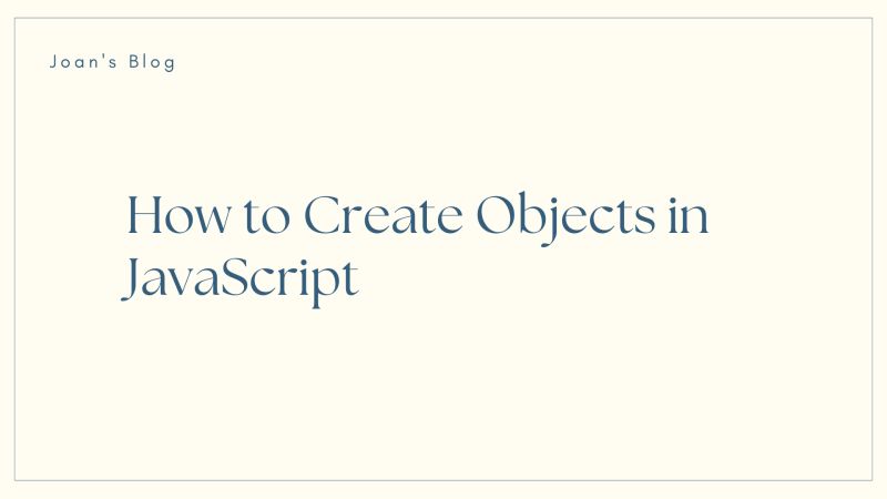 How to create objects in JavaScript | freeCodeCamp posted on the topic ... How to create objects in JavaScript | freeCodeCamp posted on the topic ...