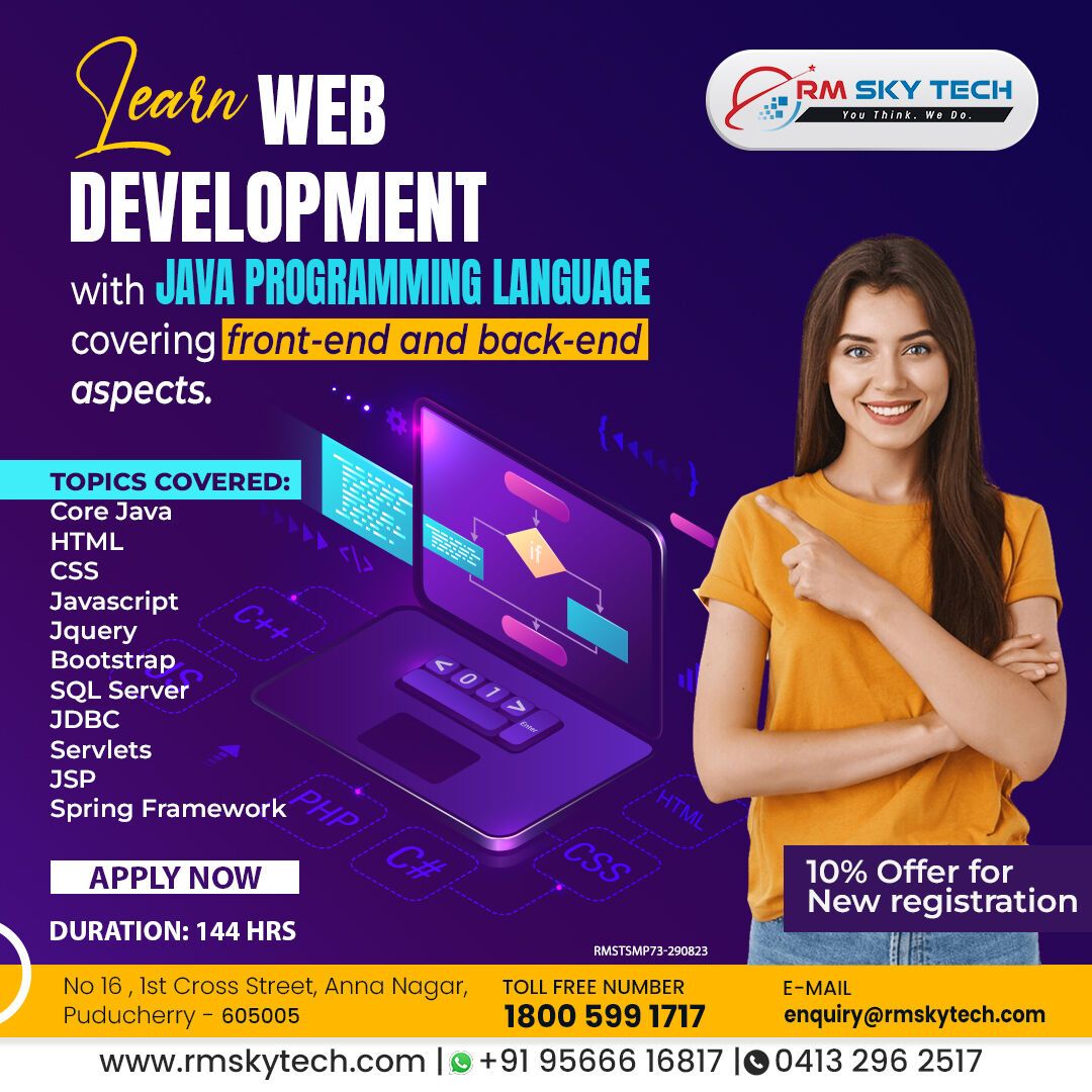 RM Skytech Puducherry on LinkedIn: Full Stack - JAVA - RM SkyTech RM Skytech Puducherry on LinkedIn: Full Stack - JAVA - RM SkyTech