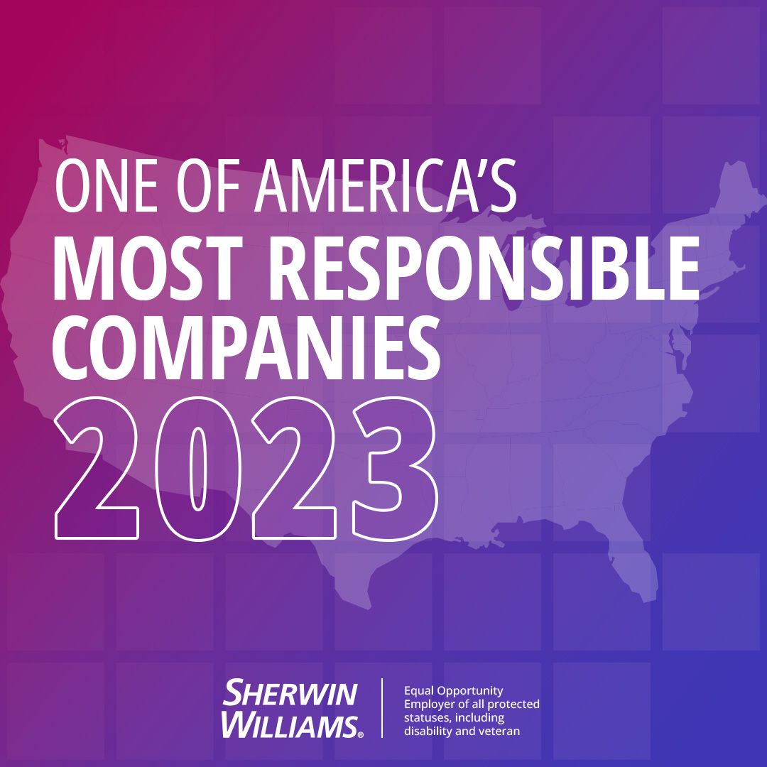 Sherwin-Williams on LinkedIn: We’ve been named one of America’s Most ... Sherwin-Williams on LinkedIn: We’ve been named one of America’s Most ...