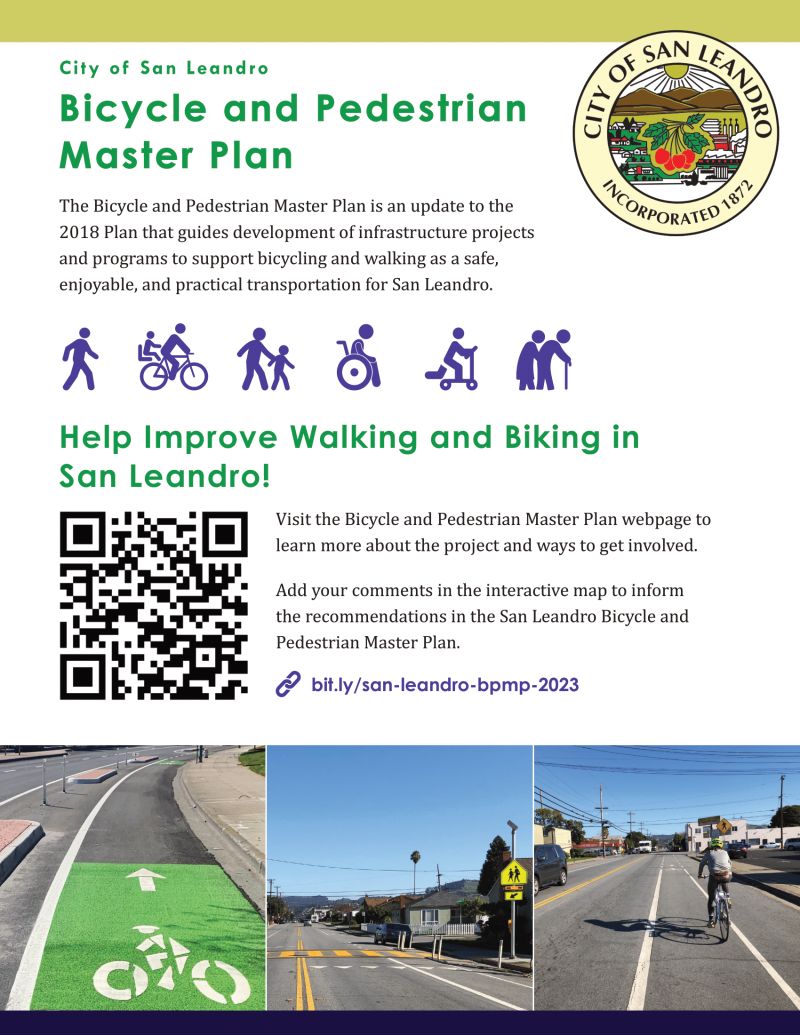City of San Leandro on LinkedIn: Help Improve Walking and Biking in San ... City of San Leandro on LinkedIn: Help Improve Walking and Biking in San ...