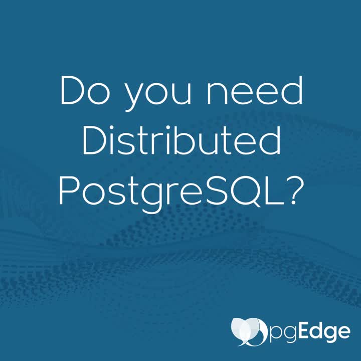 David Mitchell on LinkedIn: #pgedge #postgresql David Mitchell on LinkedIn: #pgedge #postgresql