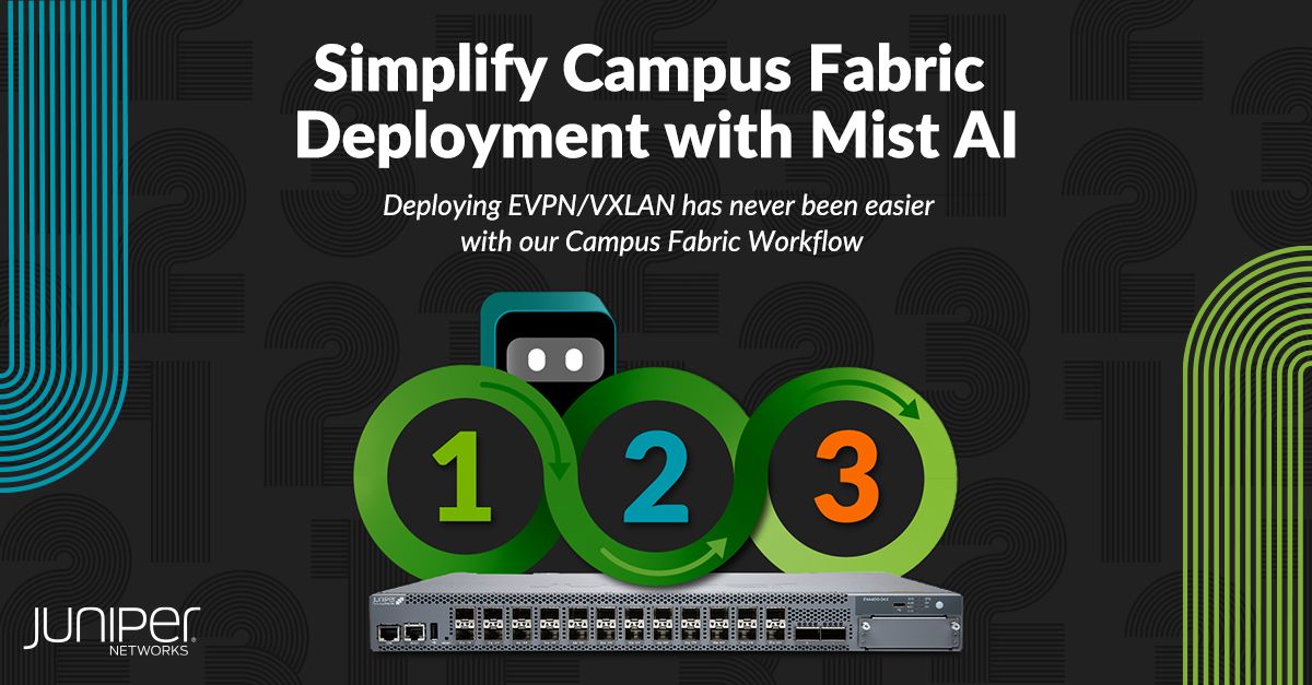 Juniper Networks on LinkedIn: Juniper aims at simplifying campus fabric ... Juniper Networks on LinkedIn: Juniper aims at simplifying campus fabric ...