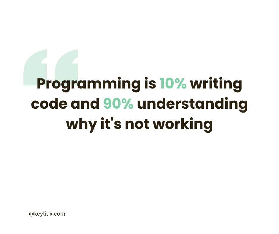 KEYLITIX on LinkedIn: #programminghumor #coderlife #debugging # ... KEYLITIX on LinkedIn: #programminghumor #coderlife #debugging # ...
