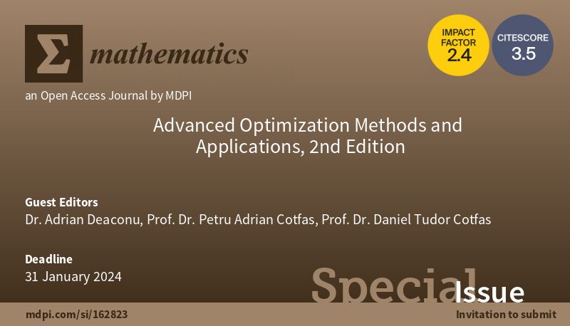 Mathematics MDPI on LinkedIn: Mathematics Mathematics MDPI on LinkedIn: Mathematics