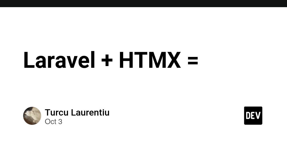 Laravel News on LinkedIn: Laravel + HTMX = ️ Laravel News on LinkedIn: Laravel + HTMX = ️
