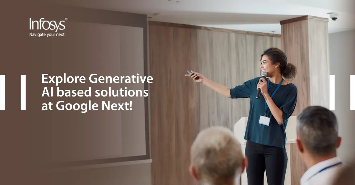 Infosys on LinkedIn: #icets #googlecloudnext #generativeai # ... Infosys on LinkedIn: #icets #googlecloudnext #generativeai # ...