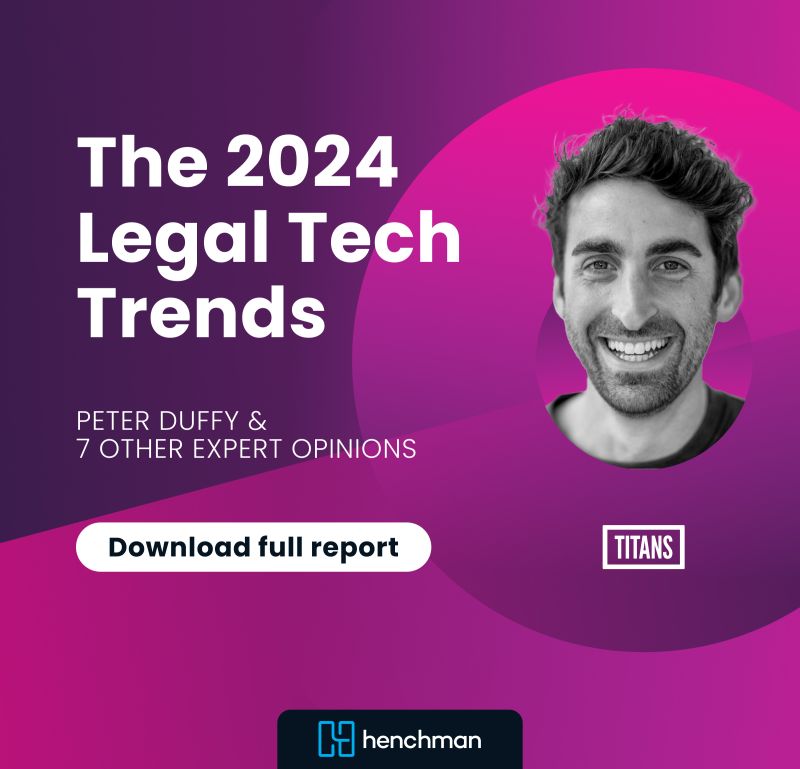 Henchman on LinkedIn: The 2024 Legal Tech Trends Report Henchman on LinkedIn: The 2024 Legal Tech Trends Report