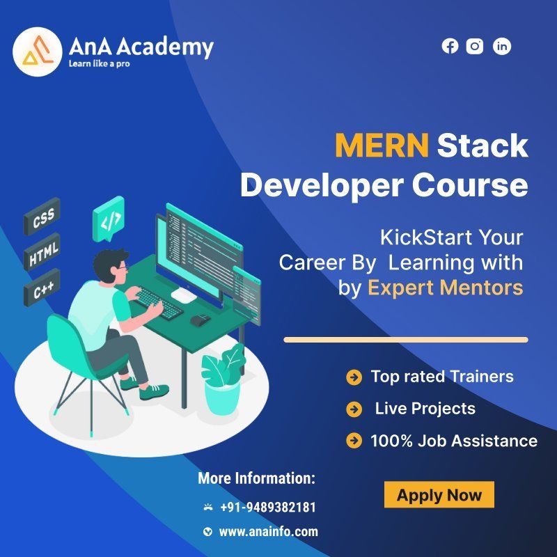 AnA Academy on LinkedIn: #mern #reactjs #react #nodejs #webdeveloper # ... AnA Academy on LinkedIn: #mern #reactjs #react #nodejs #webdeveloper # ...