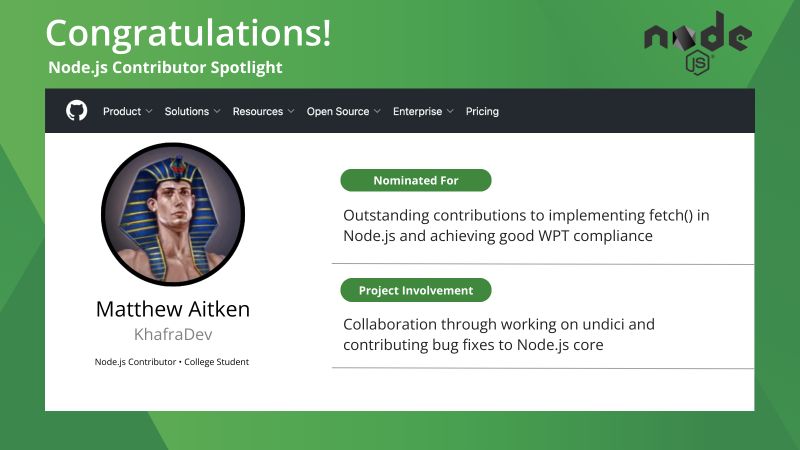 Node.js on LinkedIn: Introducing: The Node.js Collaborator Spotlight! 🔦 ... Node.js on LinkedIn: Introducing: The Node.js Collaborator Spotlight! 🔦 ...