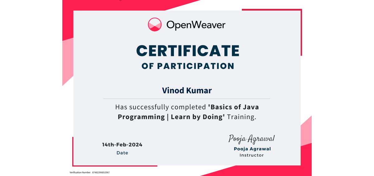 Vinod Kumar on LinkedIn: Check out my Basics of Java Programming Vinod Kumar on LinkedIn: Check out my Basics of Java Programming