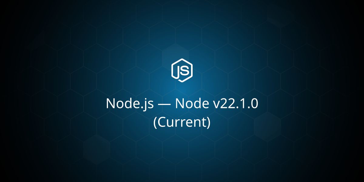 Node.js v22.1.0 update: URL parsing | Ali H. posted on the topic | LinkedIn Node.js v22.1.0 update: URL parsing | Ali H. posted on the topic | LinkedIn