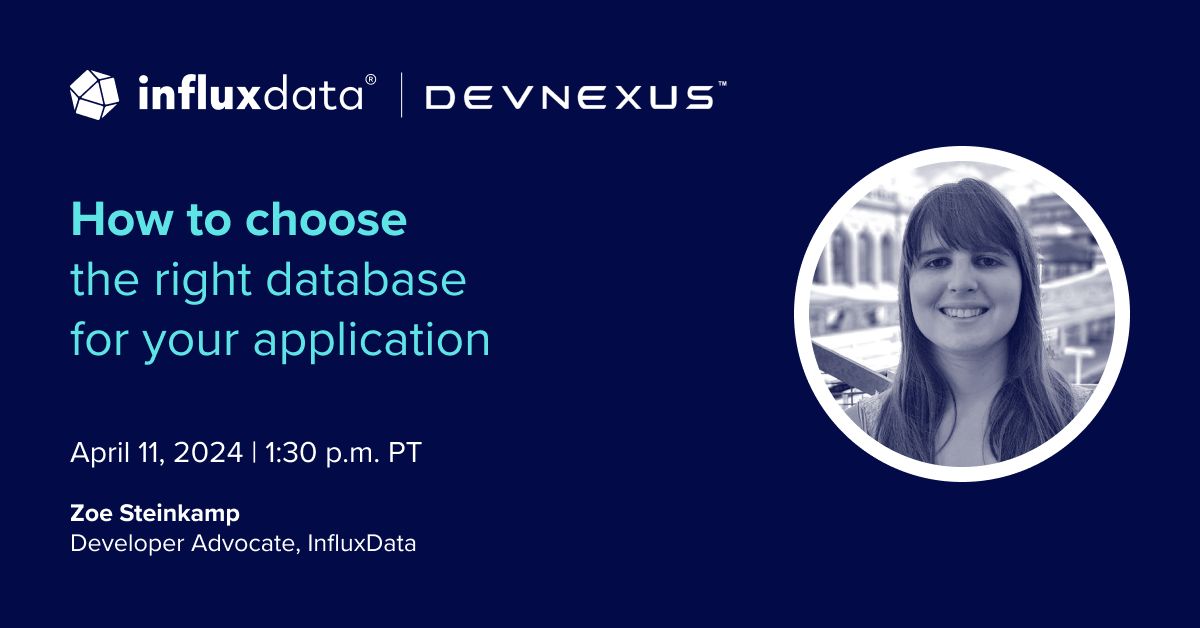 InfluxData on LinkedIn: #devnexus #influxdb #database InfluxData on LinkedIn: #devnexus #influxdb #database