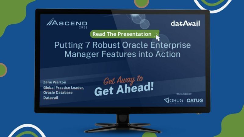 Iain Sandell on LinkedIn: #database #oem #oracle #oracletechnologies Iain Sandell on LinkedIn: #database #oem #oracle #oracletechnologies