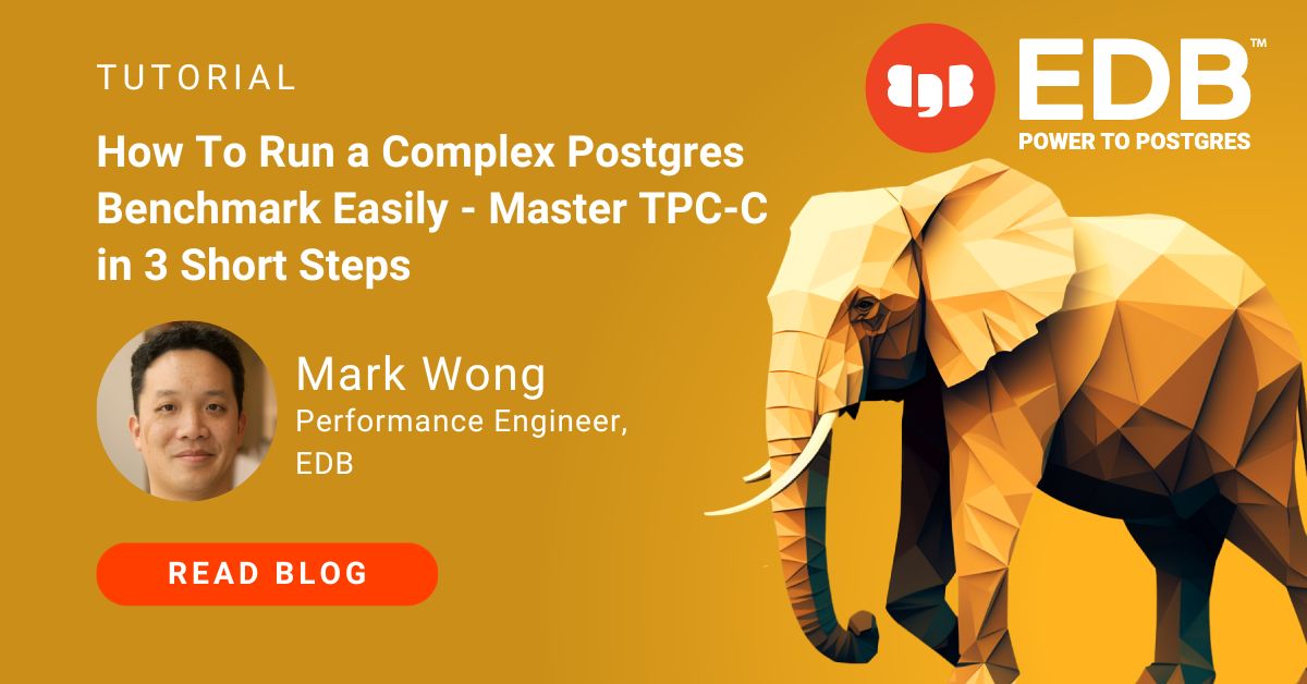 Philip Marks ๐ on LinkedIn: EDB Tutorial: How To Run a Complex Postgres ... Philip Marks ๐ on LinkedIn: EDB Tutorial: How To Run a Complex Postgres ...