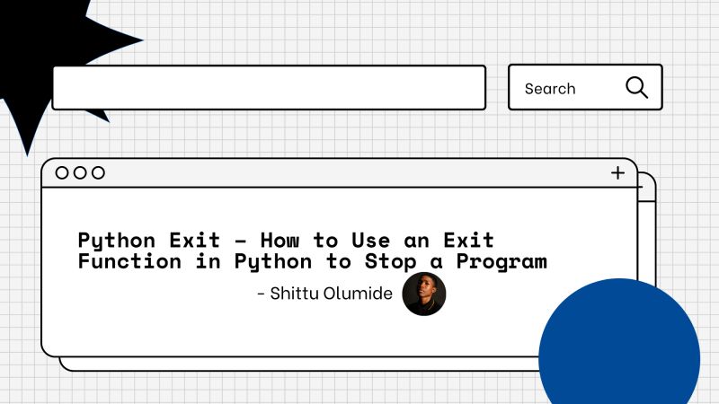 freeCodeCamp on LinkedIn: Python Exit – How to Use an Exit Function in ... freeCodeCamp on LinkedIn: Python Exit – How to Use an Exit Function in ...